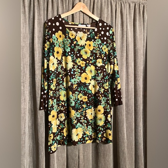 Susan Graver | Tops | Susan Graver Floral Tunic | Poshmark